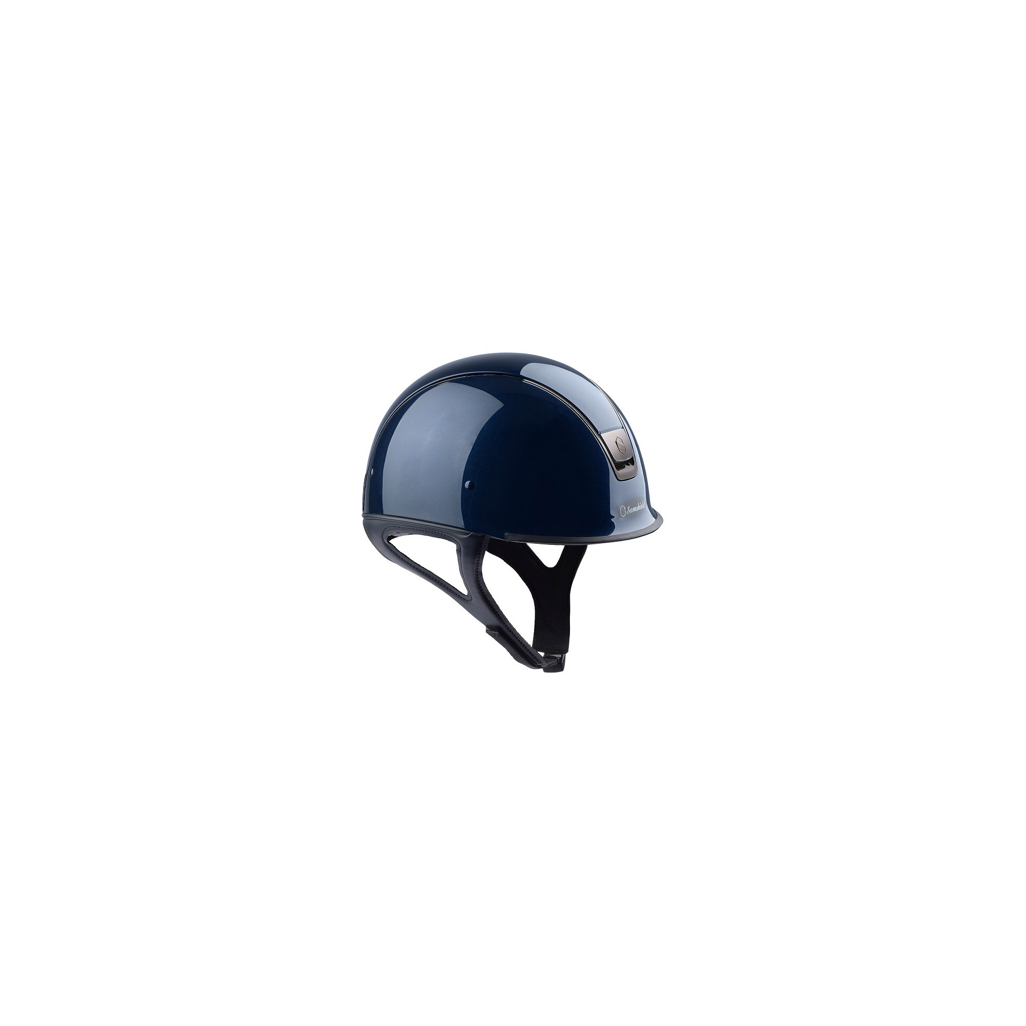 SAMSHIELD RACE SHADOW GLOSSY HELM MARINEBLAUER - EQUISHOP Reitshop