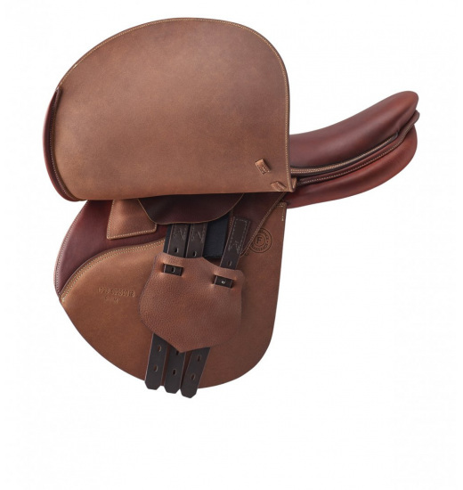 RENAISSANCE PRINTED LEATHER H JUMPING SADDLE - EQUISHOP Equestrian Shop