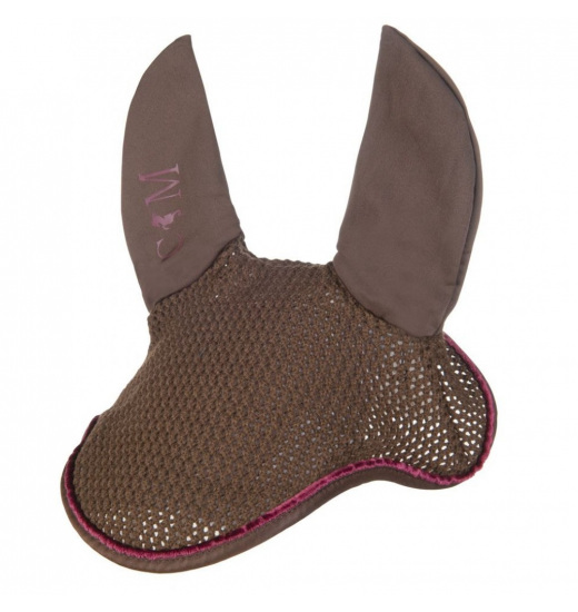 CAVALLINO MARINO EAR BONNET VELLUTO - EQUISHOP Equestrian Shop