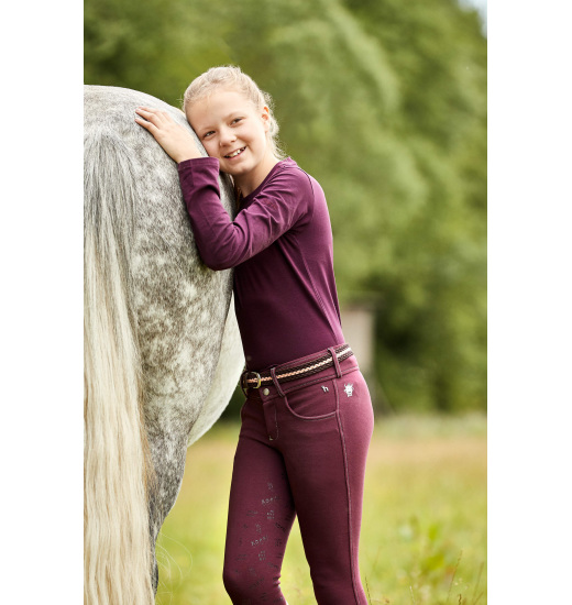 HORZE KIDS MONSTER FULL SEAT RIDING TIGHTS - EQUISHOP Equestrian Shop