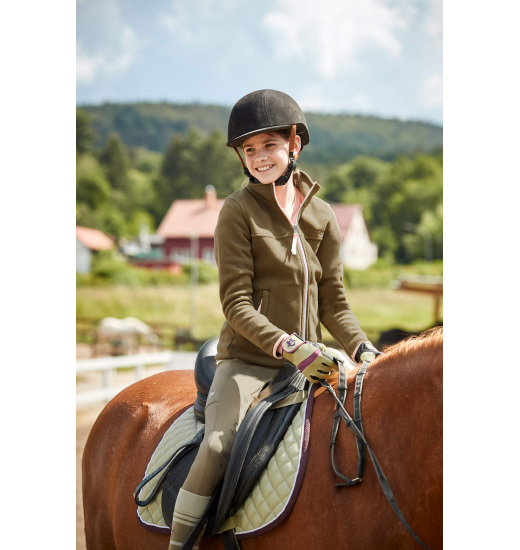 HORZE KIDS MONSTER EQUESTRIAN FLEECE JACKET - EQUISHOP Equestrian Shop