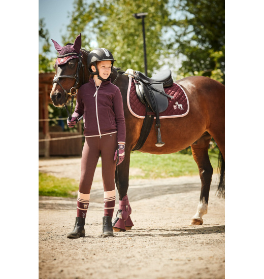 HORZE KIDS MONSTER EQUESTRIAN FLEECE JACKET - EQUISHOP Equestrian Shop