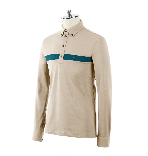 ANIMO ALLIN MEN'S LONG SLEEVE EQUESTRIAN POLO SHIRT - EQUISHOP ...