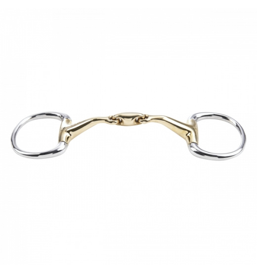 BUSSE KAUGAN EGGBUTT SNAFFLE BIT SHAPED FRENCH-LINK 14 MM - EQUISHOP Equestrian Shop