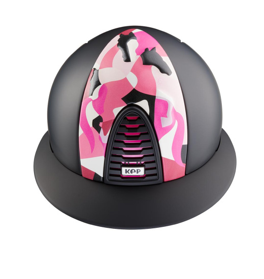 KEP ITALIA CROMO 2.0 RIDING HELMET TEXTILE PINK VIKINGS COLLECTION ...